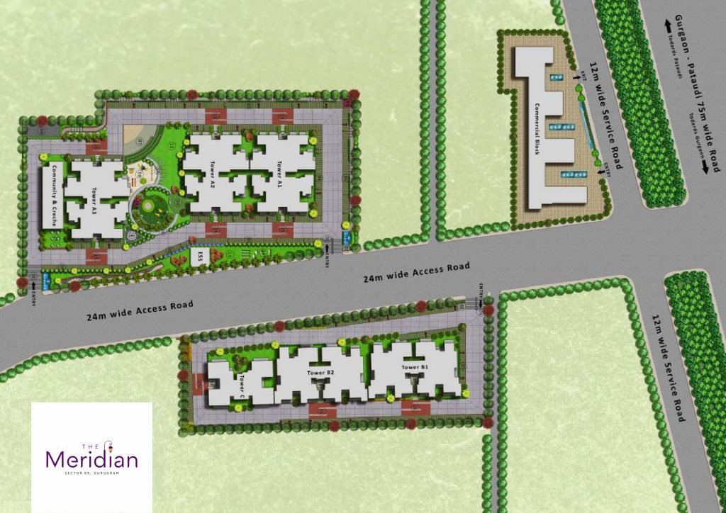 MRG World The Meridian Sector 89 Pataudi Road Gurgaon - Affordable ...