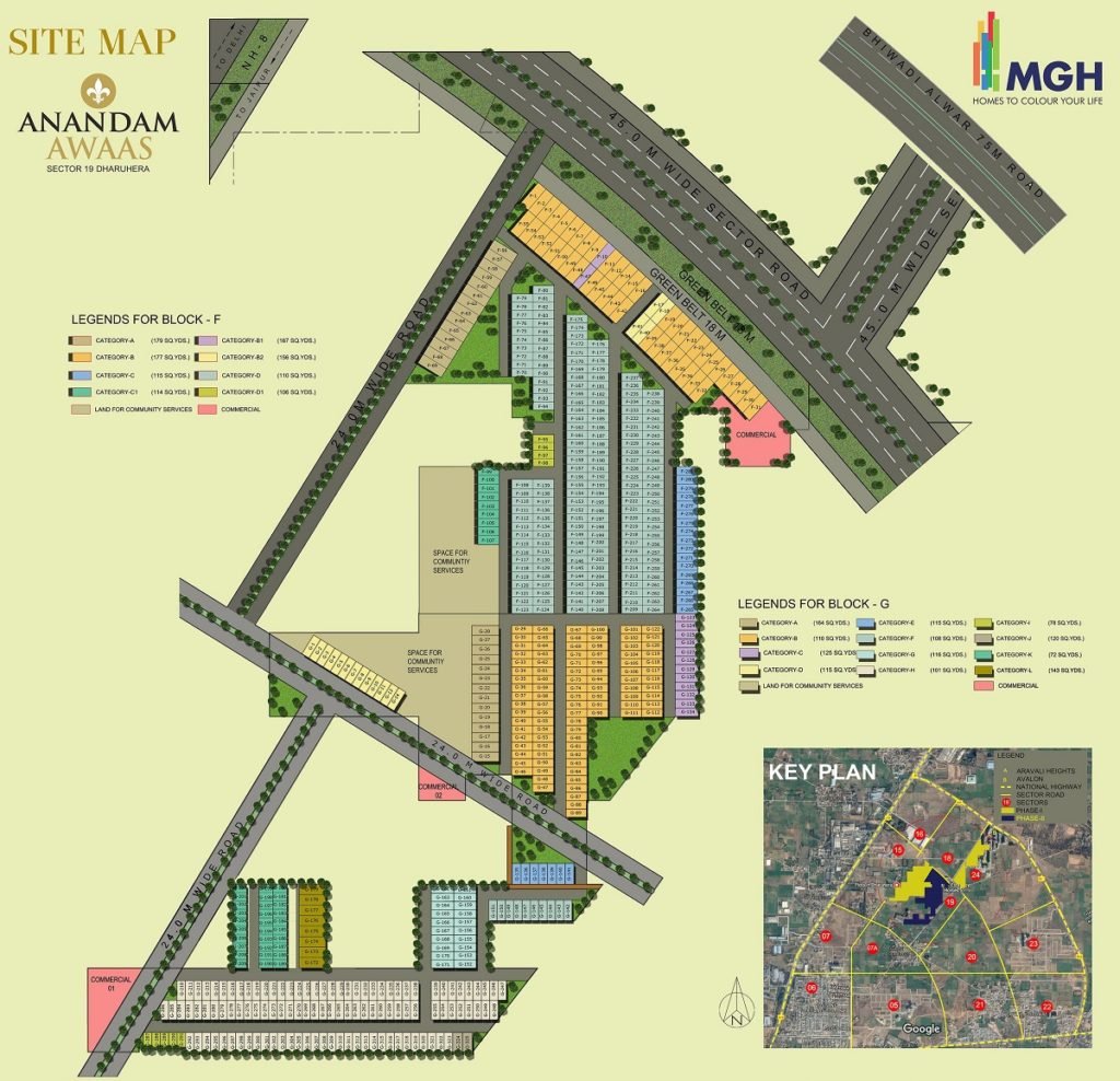 MGH Anandam Awaas Affordable Plots Sector 19 Dharuhera